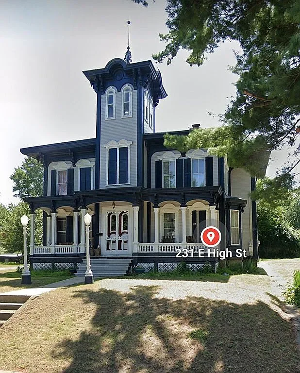 Amazing 1800's Italianate Style Andrew Wilcox House With 3rd Story ...
