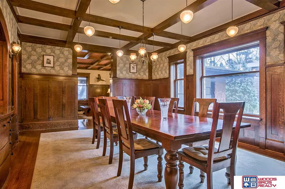 Nebraska Mission Style Mansion With Floating Staircase Lists For $850K!