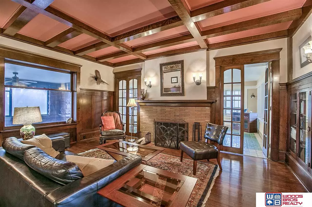 Nebraska Mission Style Mansion With Floating Staircase Lists For $850K!