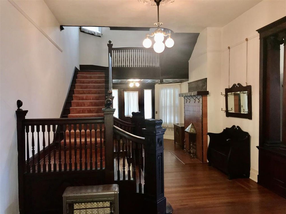 1903 George Barber Designed Mansion With Ornate Woodwork & Staircase ...