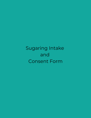 Sugaring Consent Form | Sugar Of The Nile US
