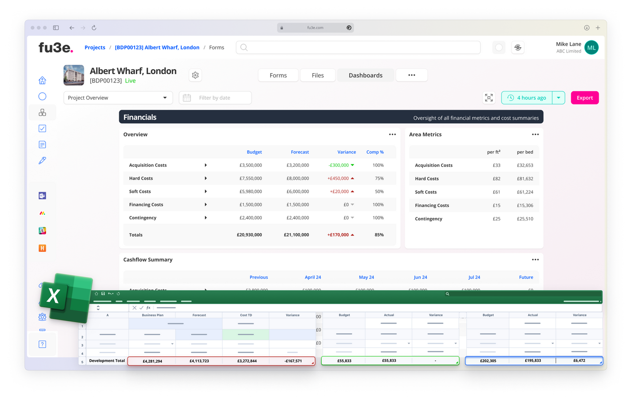 fu3e. - The Real Estate Intuitive Reporting and Project Management Software