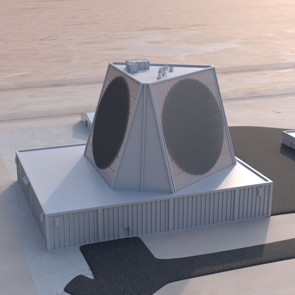 Qatar Early Warning Radar (QEWR) Complex 3D reconstruction