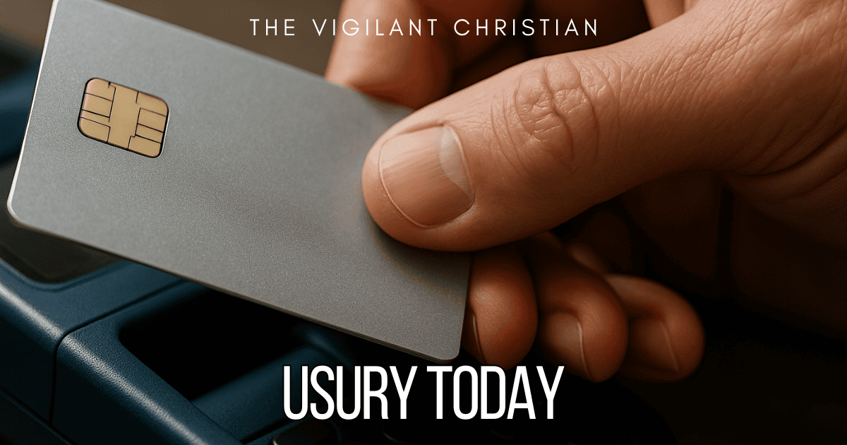 Usury Today | The Wholy Christian | We Are The Church