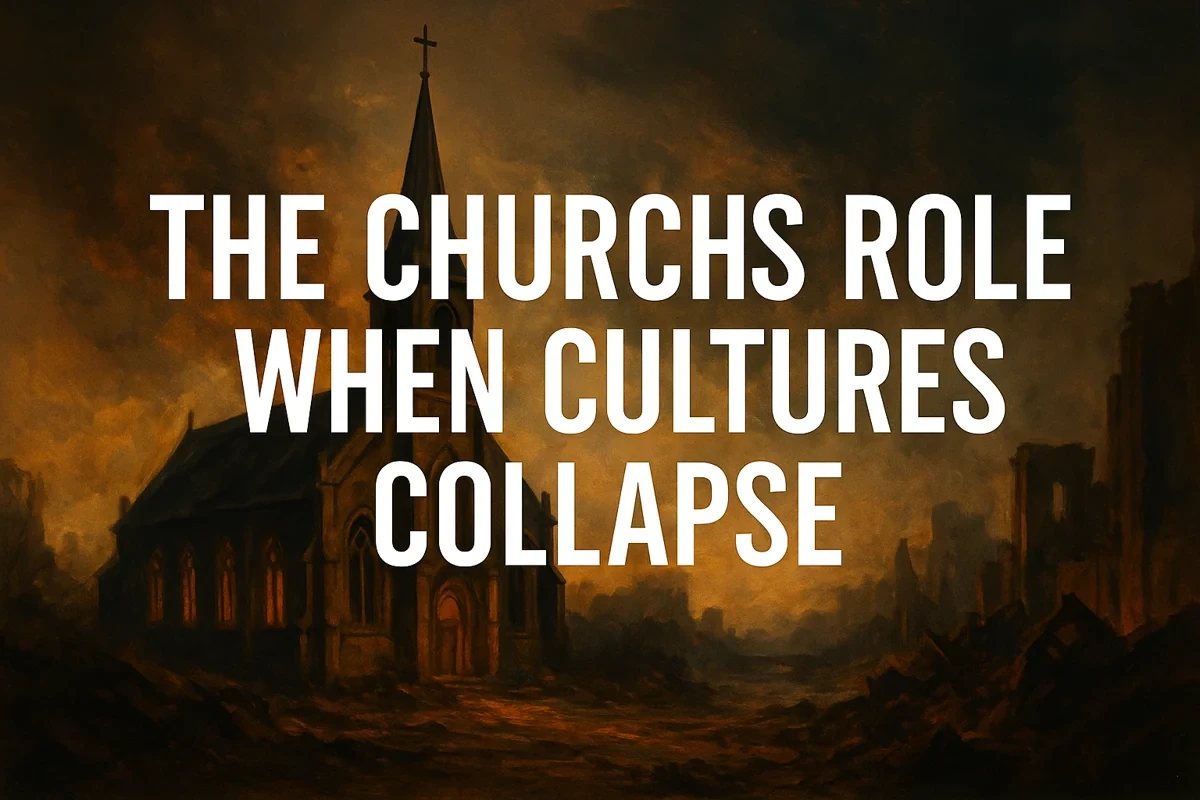 The Church’s Role When Cultures Collapse | The Wholy Christian | We Are ...