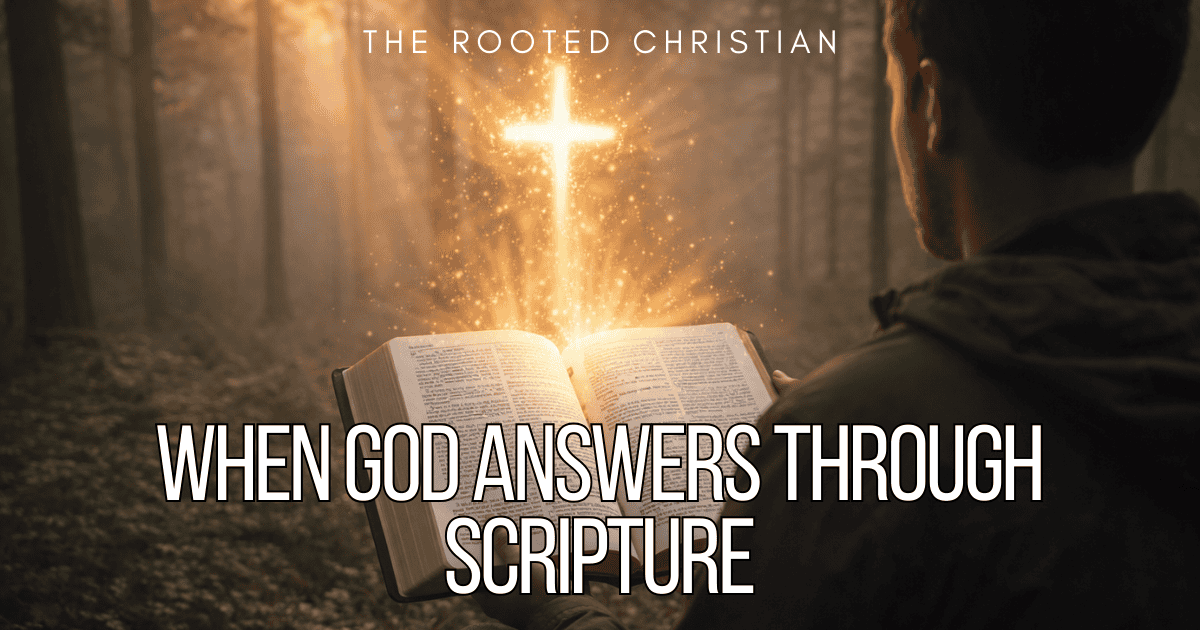 When God Answers Through Scripture | The Wholy Christian | We Are The ...