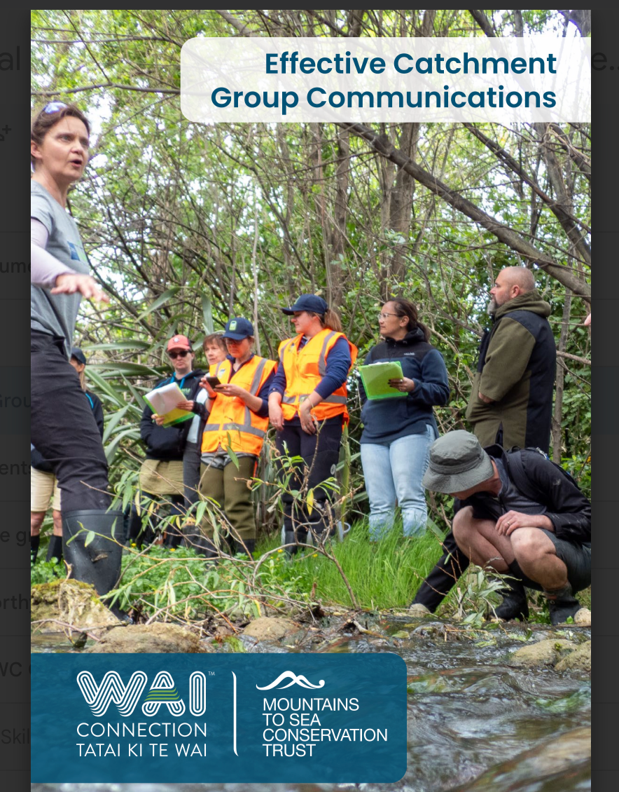 Catchment Group Communications Guide | Mountains to Sea Conservation Trust