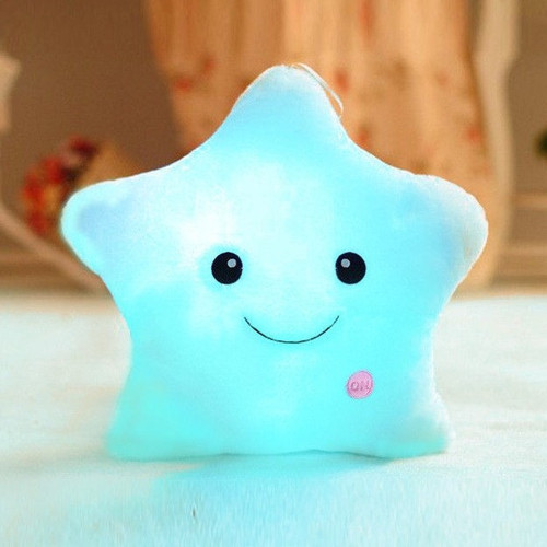 Furry light up star plushy - blue | Sensory Playhouse