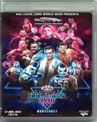 AAA Triplemania 32 Monterey DVD | Wrestling DVDs R Us