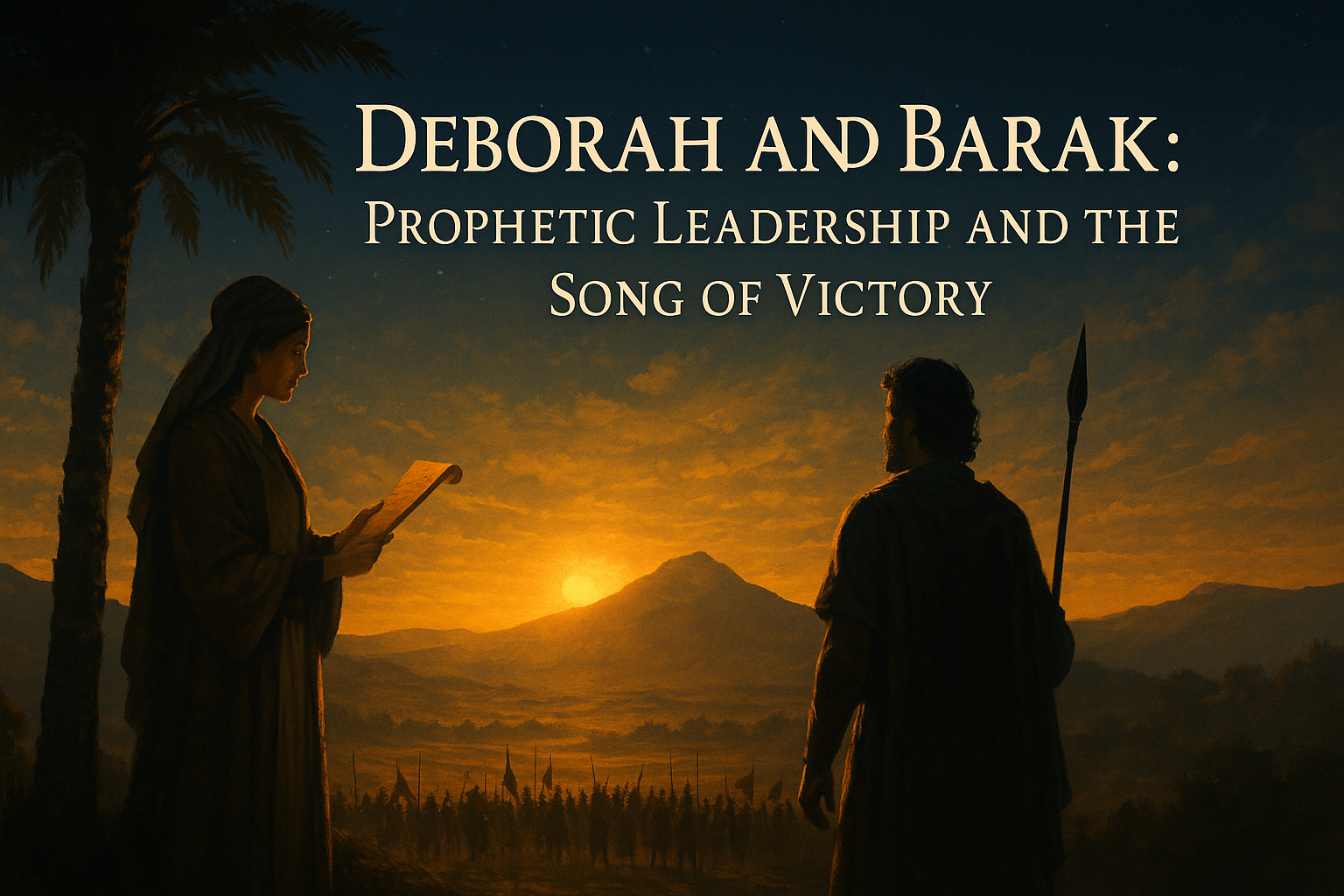 Deborah and Barak: Prophetic Leadership and the Song of Victory