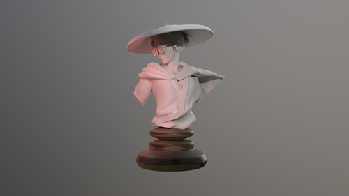 Fichier STL Mizu Blue Eye Samurai : le buste du Samourai légendaire | L ...