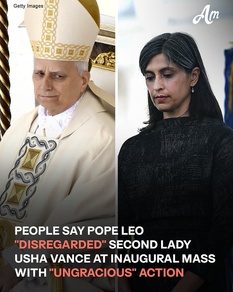 Vice President JD Vance Attends Pope Leo XIV’s Inaugural Mass With Wife ...