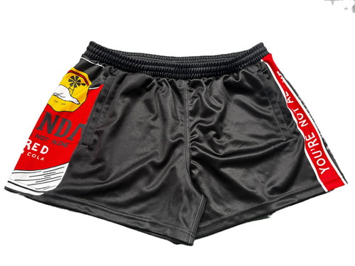 Red Rum Rascal Footy Shorts | Windmill Country Co