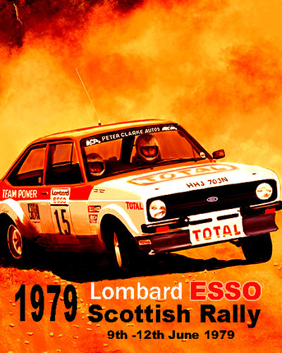1979 Scottish Rally Poster | David Kelsall Art