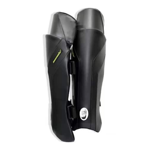 Moonwalkr Exos Black Junior Batting Pads | Just Cricket Shop