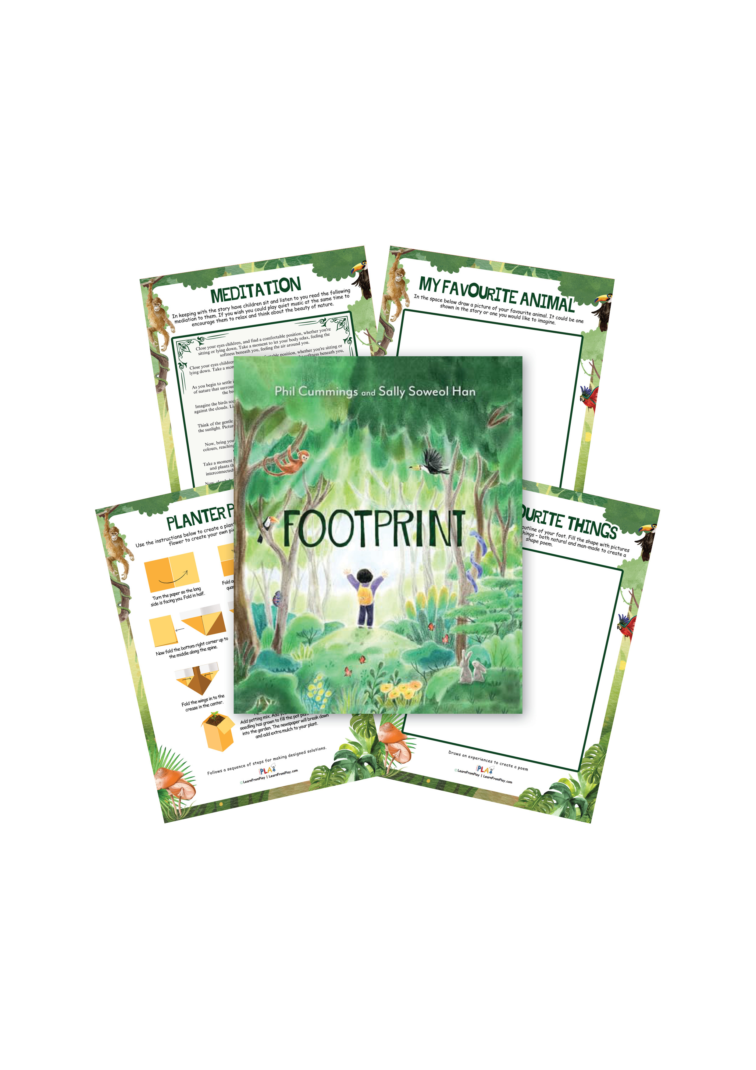 Footprint Book Activities | Learn From Play 2025