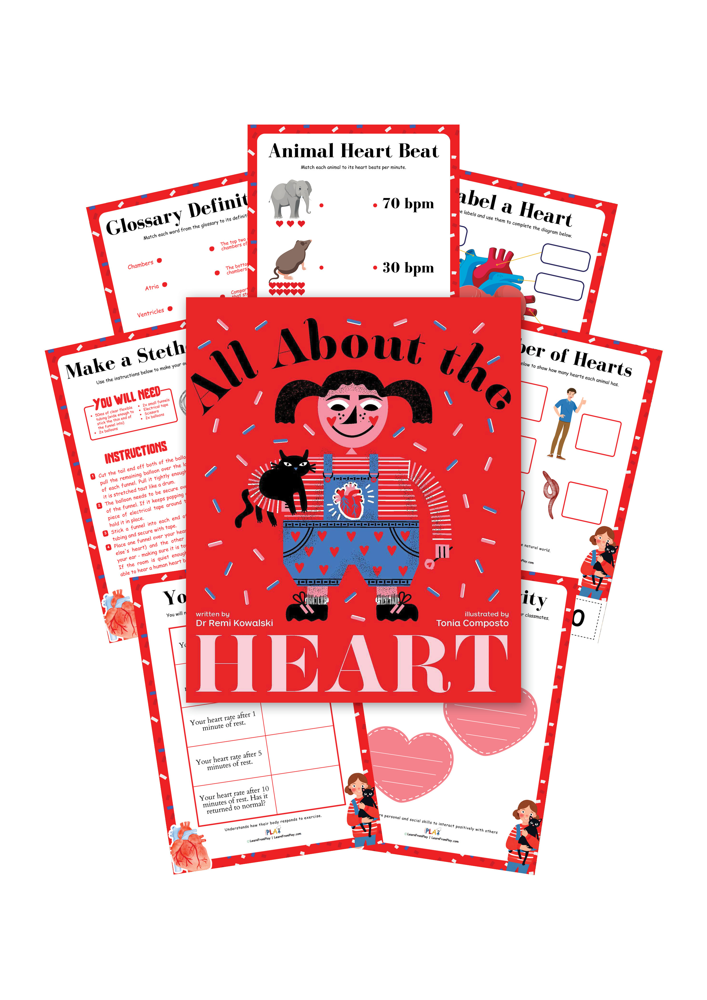 All About The Heart Book Activities | Learn From Play 2026