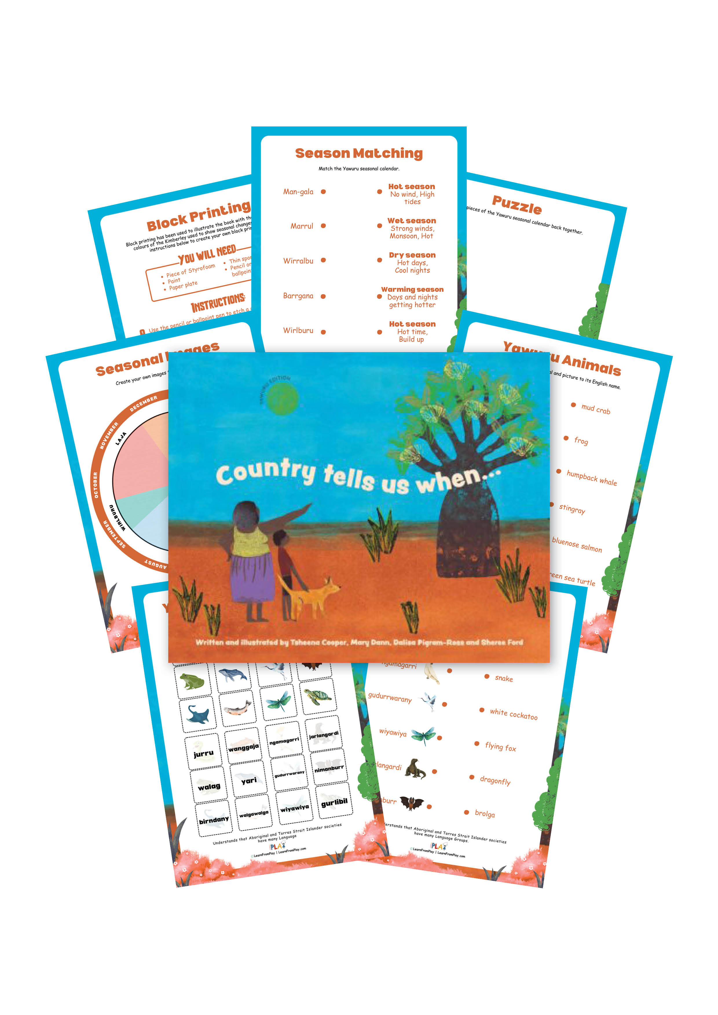 Country Tells Us When Book Activities | Learn From Play 2025