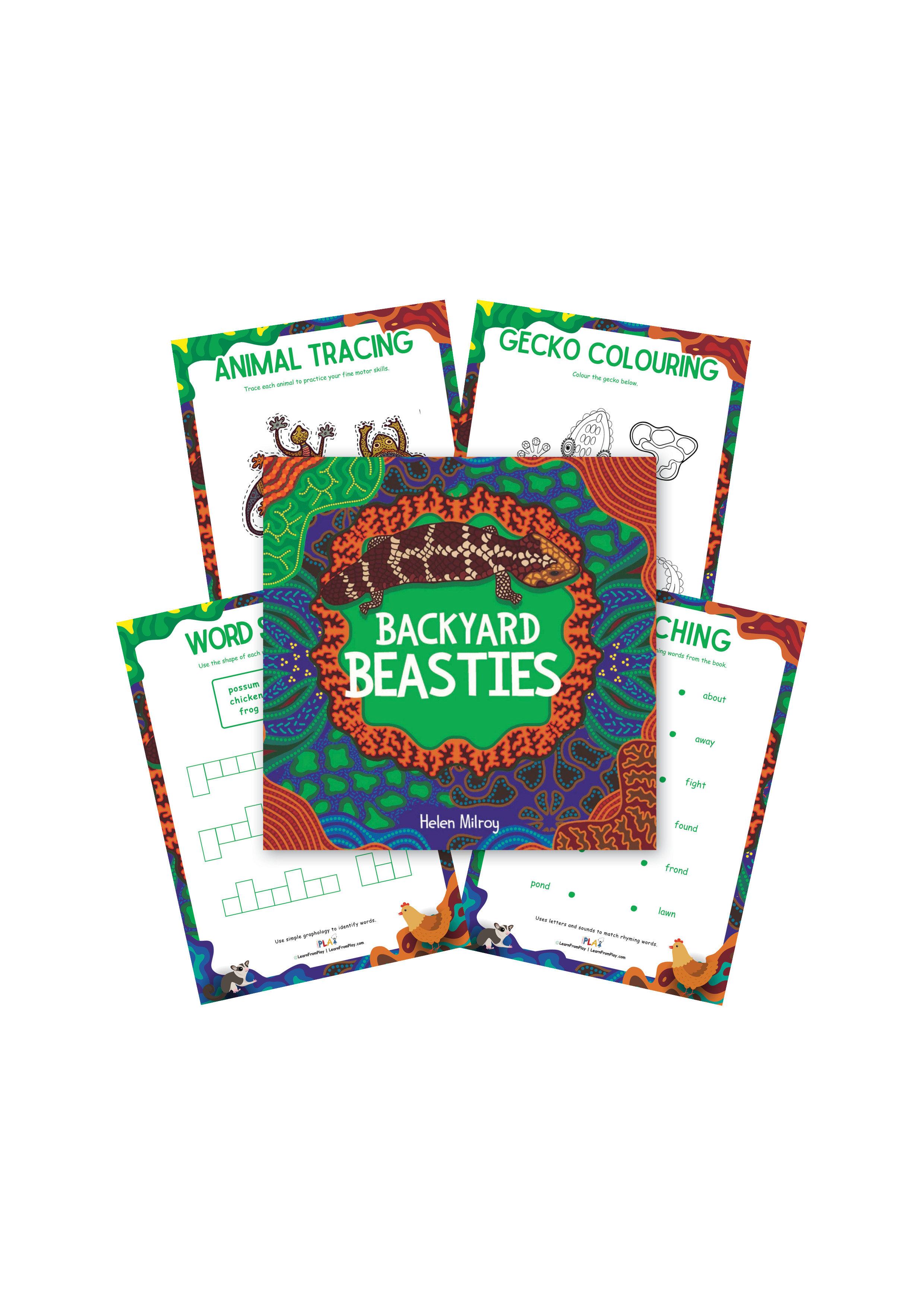 Backyard Beasties Book Activities