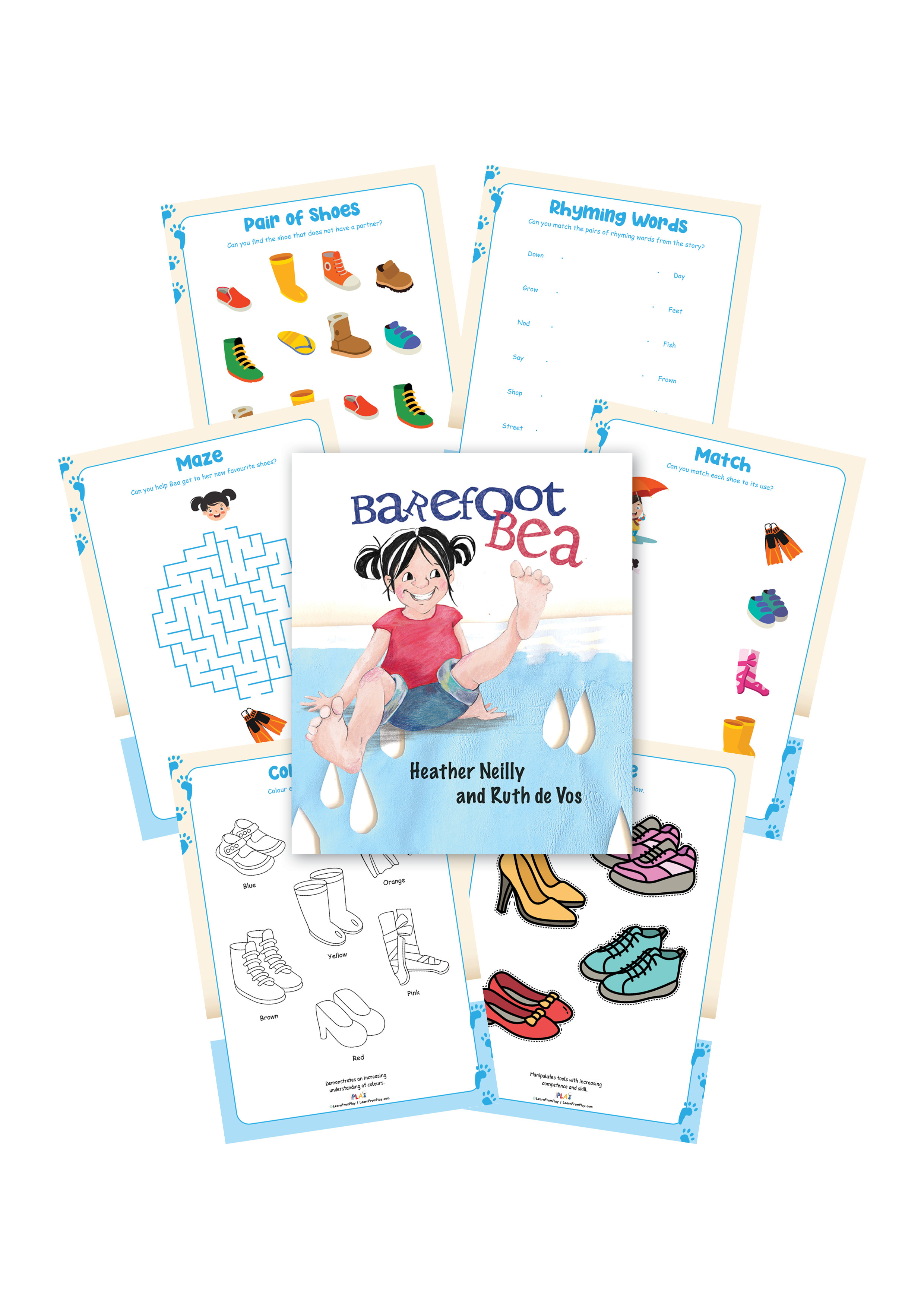 Barefoot Bea Book Activities | Learn From Play 2025