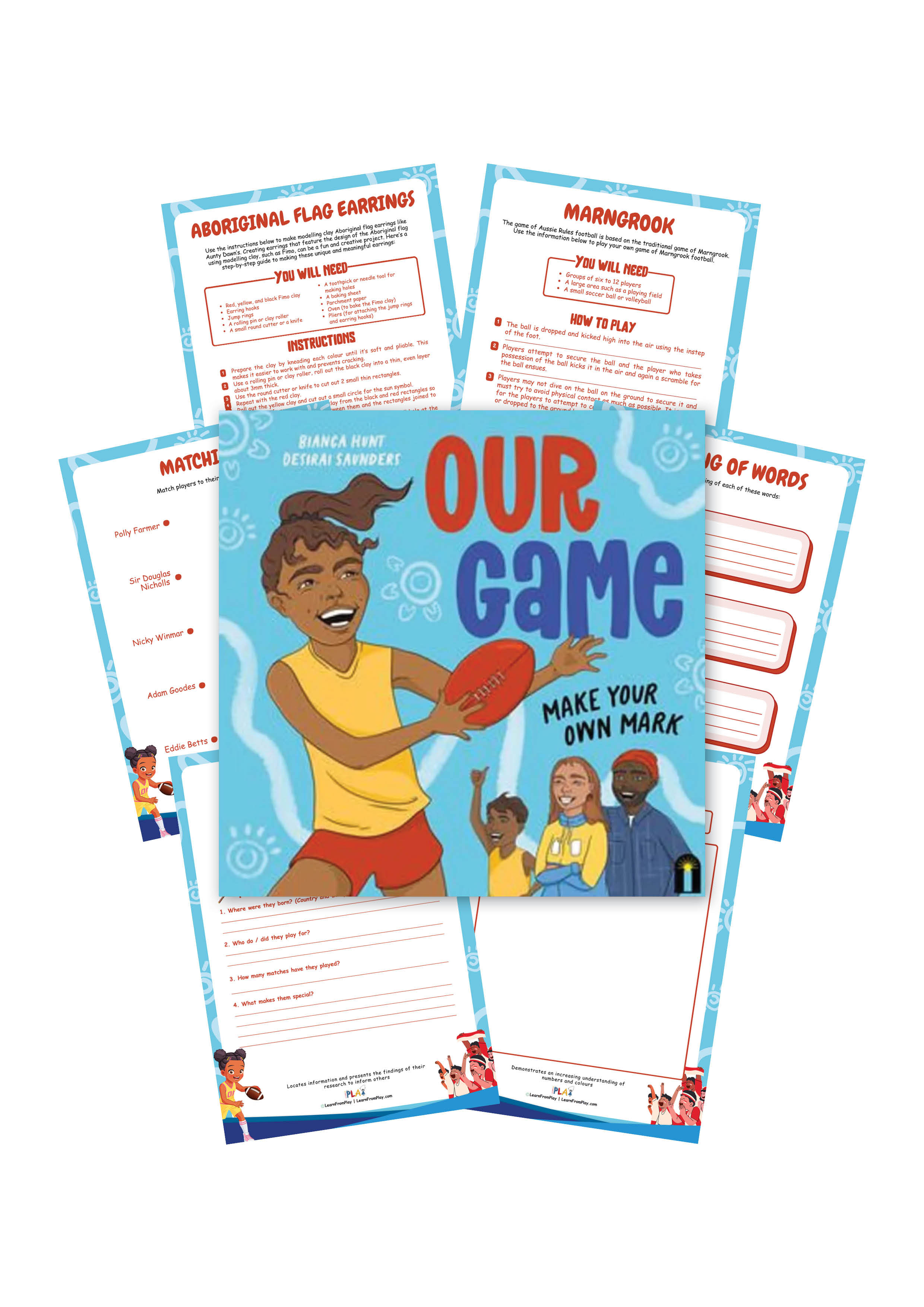 Our Game Make Your Own Mark Book Activities | Learn From Play 2025