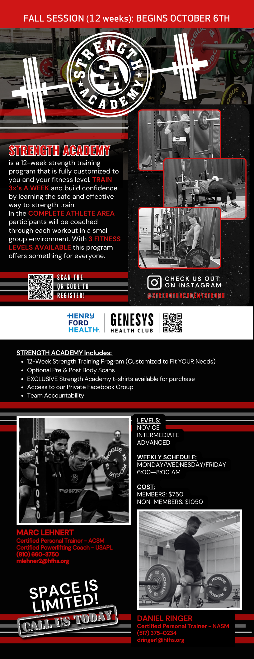 Strength Academy | Henry Ford Genesys Health Club