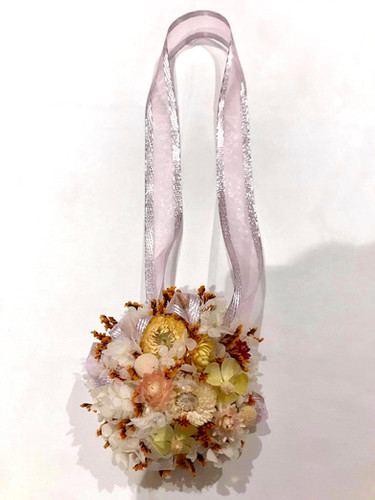 Orange Color Scheme Neck Garland | Naga Blooms