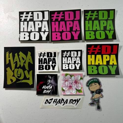 Hapa Sticker Pack | DJ Hapa Boy