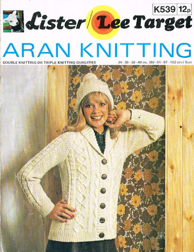 Lister 539 ladies aran cardigan set Vintage knitting pattern PDF ...