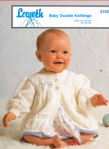 3152 baby matinee coat set vintage knitting pattern PDF Download | website