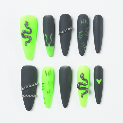 Viper Venom Nails | Pink Banana Nails