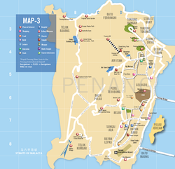 iN Penang FREE map l Latest Penang map for tourists