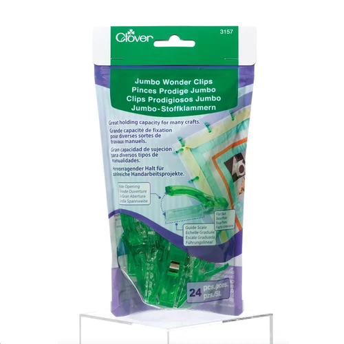 Jumbo Wonder Clips 24 pack by Clover | The Cotton Ball