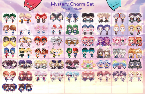 "Fluff 'n Stuff" 3 Mystery Charm Set | Cat Crossing