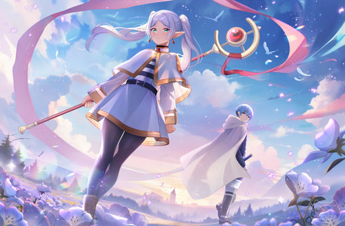 ꜰʀɪᴇʀᴇɴ FAN ART PRINT | Cat Crossing