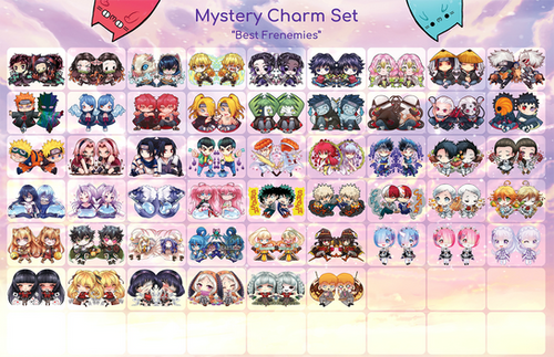 "Best Frenemies" 3 Mystery Charm Set | Cat Crossing