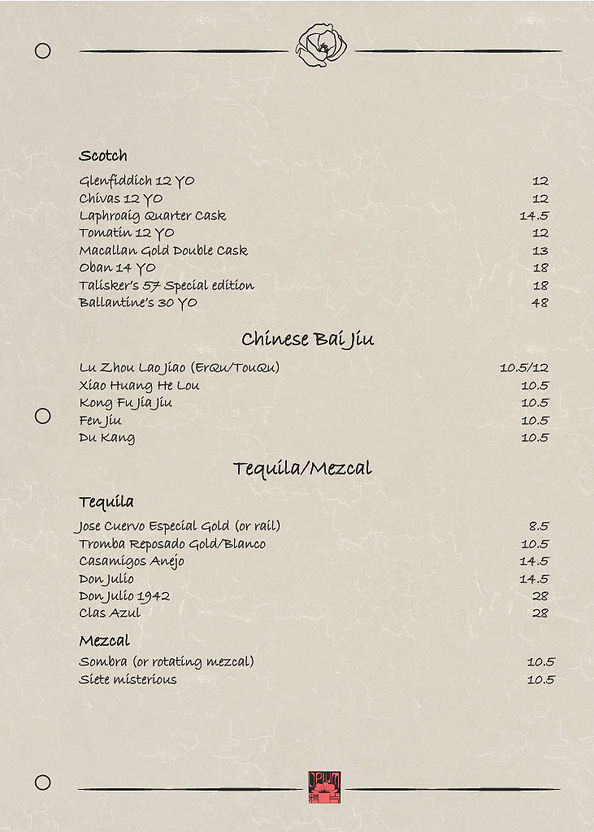 Snacks & Drinks Menu | Mysite