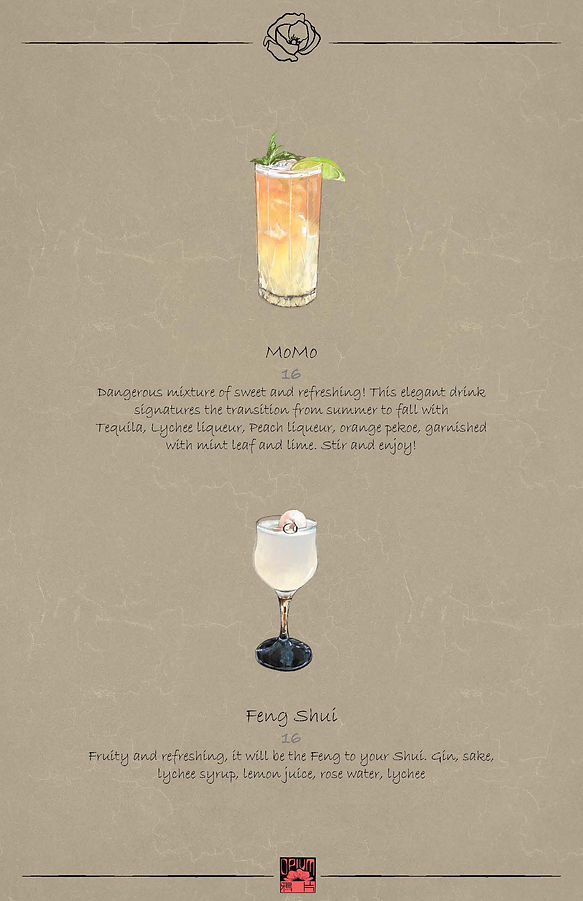 Snacks & Drinks Menu | Mysite