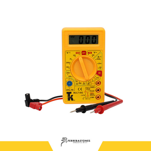MULTIMETRO DIGITAL CON BUZZER | FerrebastonesCholula