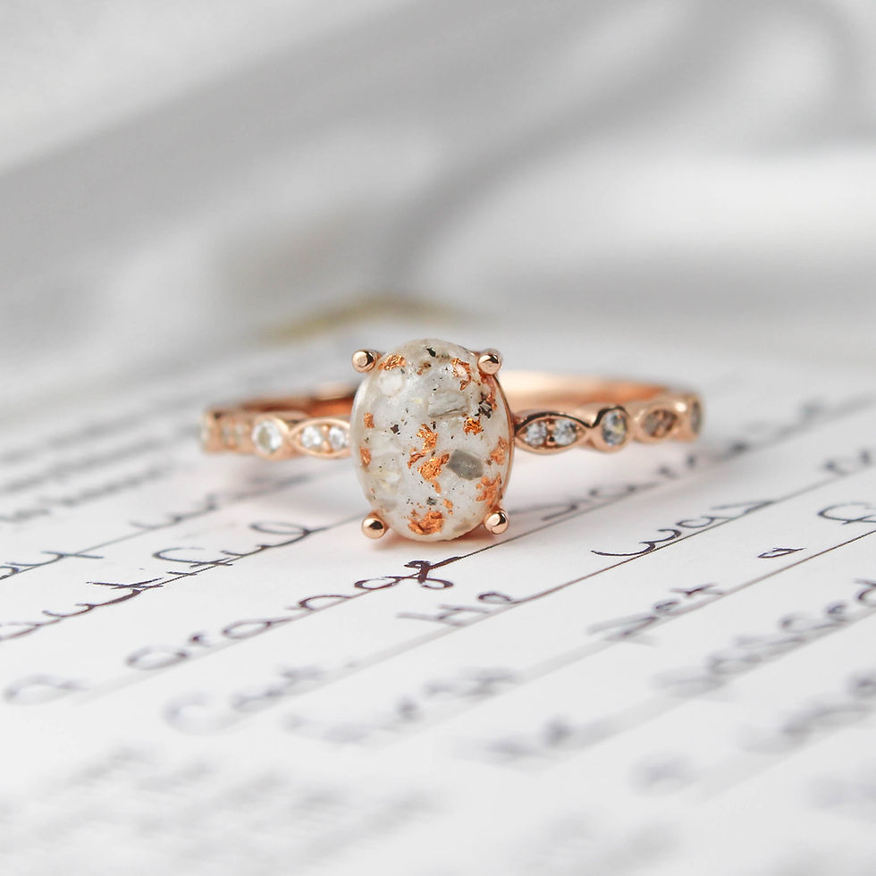 Amelia Keepsake Ashes Ring | My Site