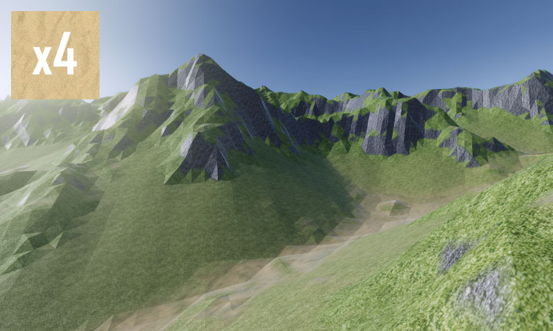 Low poly terrains in Unity and how to make them look good