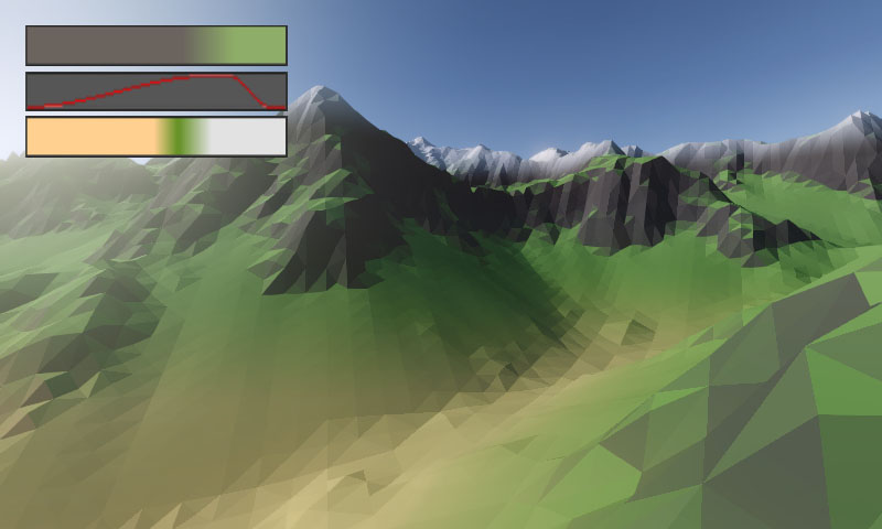 Low poly terrains in Unity and how to make them look good
