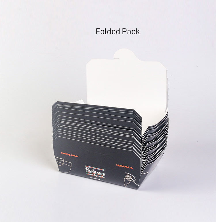 Kraft Paper Pe Coating Food Container Flip Cover | emconnion