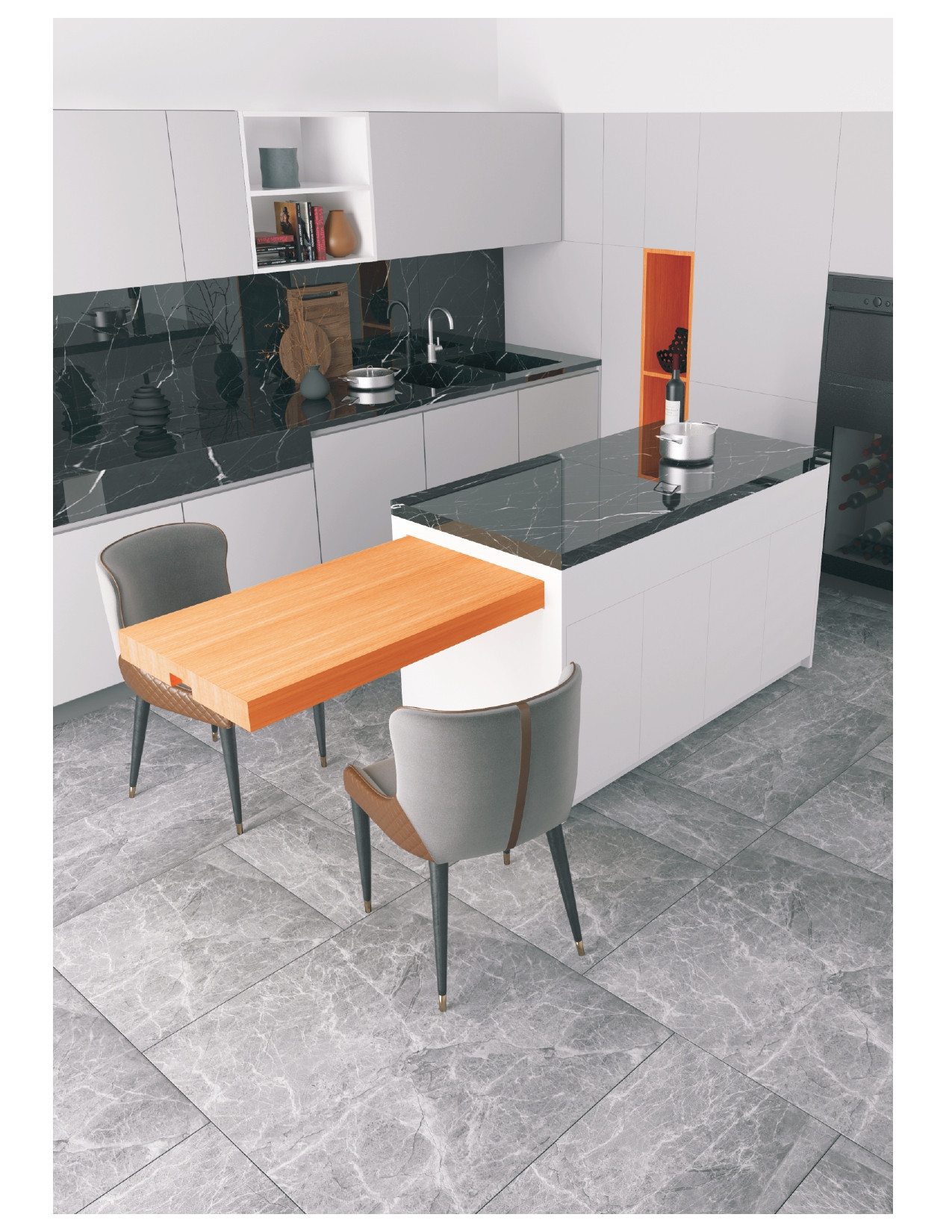 Pull-out Extension Table (Side)