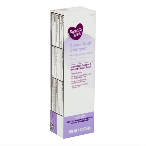 Parent's Choice diaper rash zinc oxide cream | makeupland