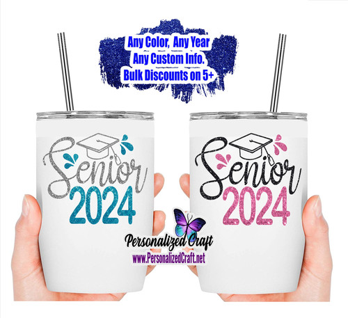 Personalized High School Senior Class of, Grad Hat Tumblers and Camping ...