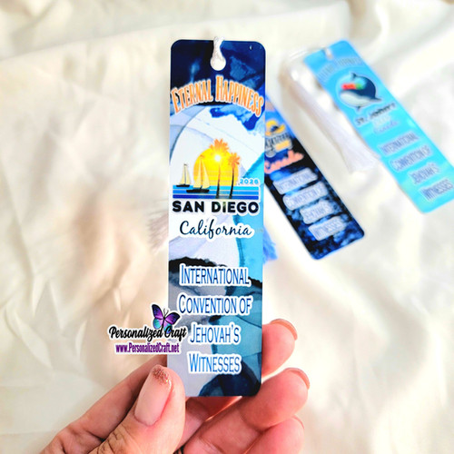 JW 2026 Eternal Happiness Metal Bookmark, San Diego, Calgary, St. John ...