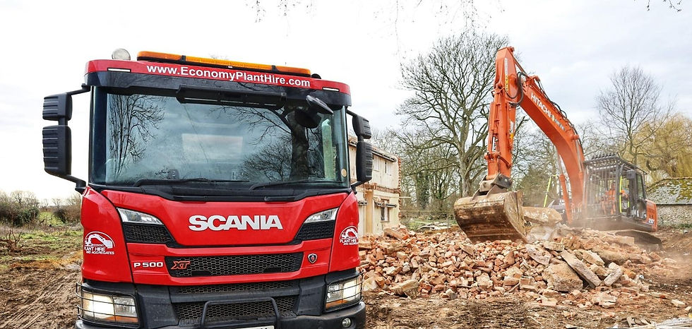 Rubble Collection in Norfolk | Economy Plant Hire & Aggregates