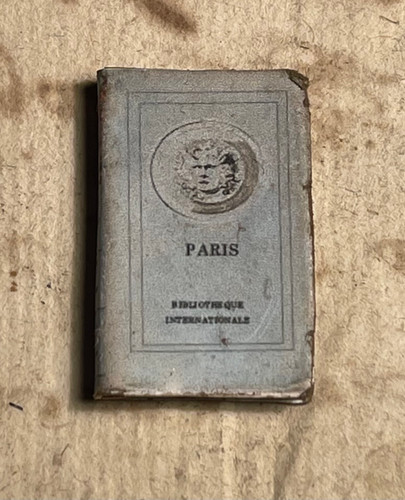 (T) PARIS 19th Century French Blue books for display | Alison Davies Minis