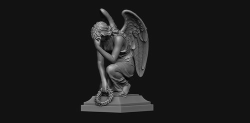 3D printable file Weeping Angel with wings | Alison Davies Minis